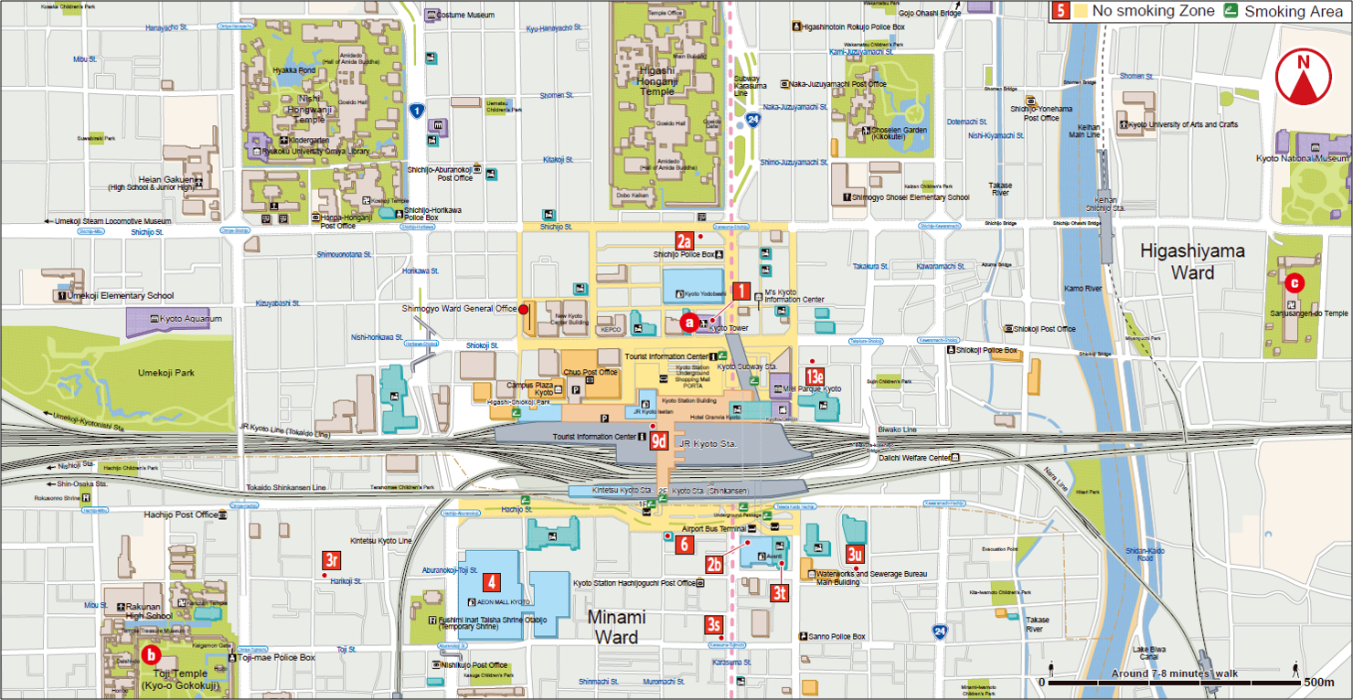 【KYOTO WALKING MAP】Infomation & Maps navigate Kyoto spots